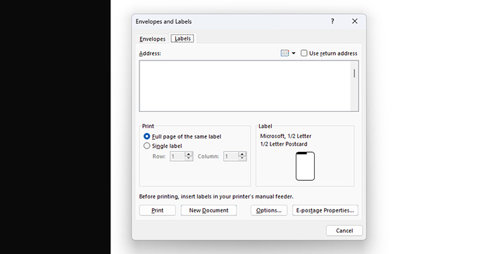 How to Print Labels | Using Mail Merge for Labels